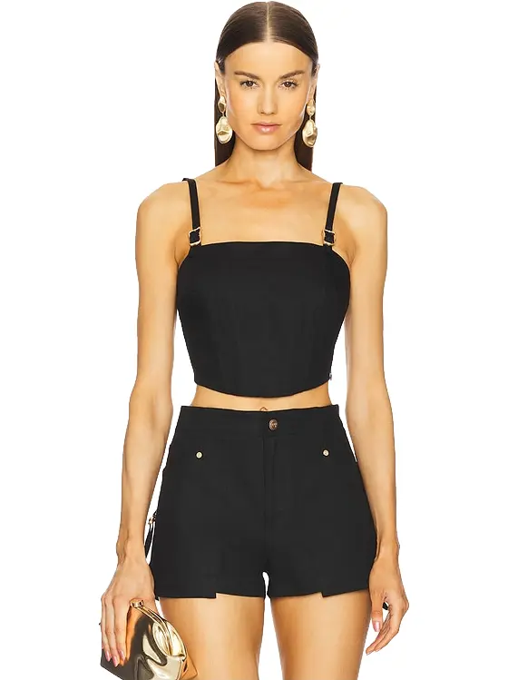 Cult Gaia Loren Top - Black
