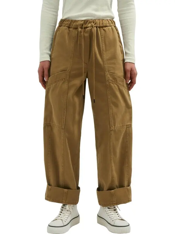 ME+EM Cotton Twill Combat Trousers - Washed Tapenade
