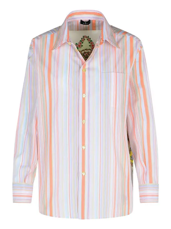 Etro Cotton Shirt - Orange