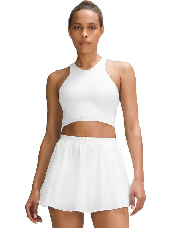 Lululemon Narrow Hem Cropped Tank Top - White