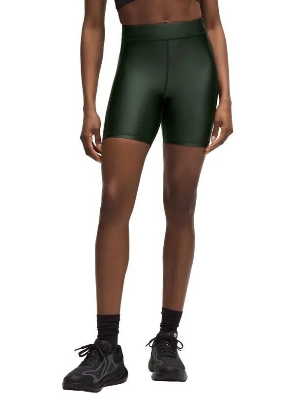 Lululemon Satin Shine High-rise 6" Short - Rainforest Green