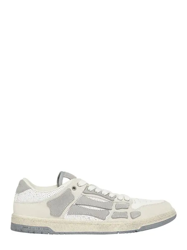 Amiri Skeleton Crystal Low-top Sneakers - Birch