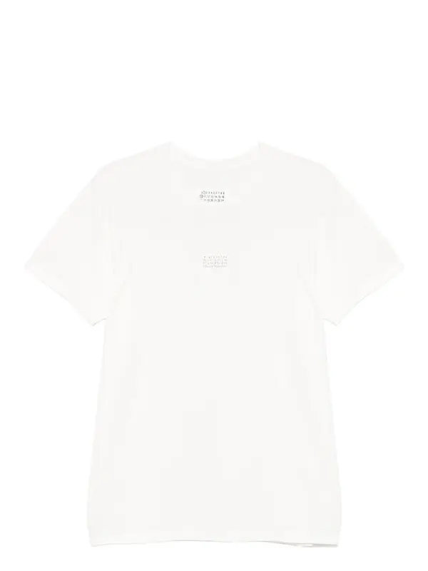 MAISON MARGIELA Numbers-motif T-shirt - White