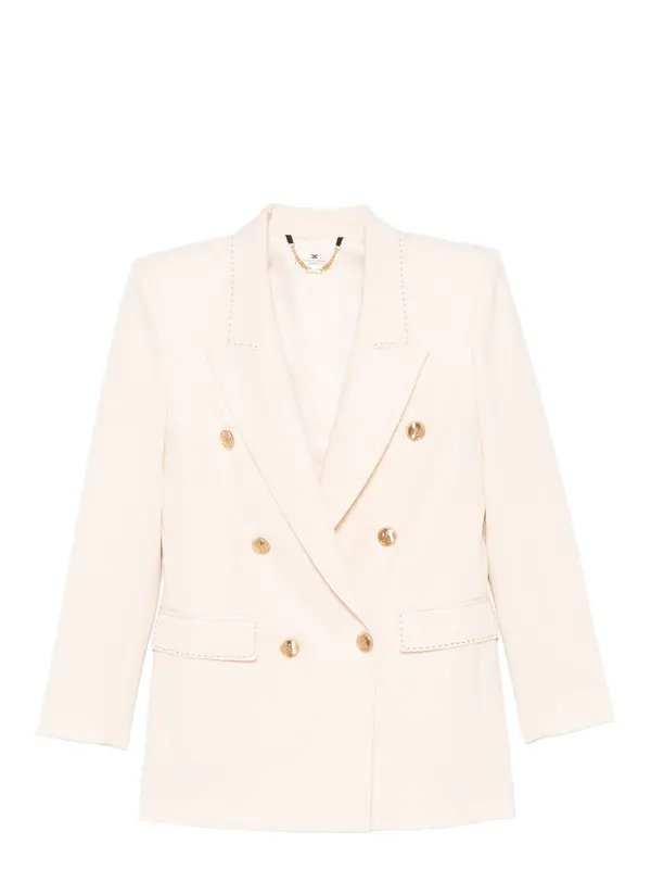 Elisabetta Franchi Virgin-wool Blazer - Neutrals