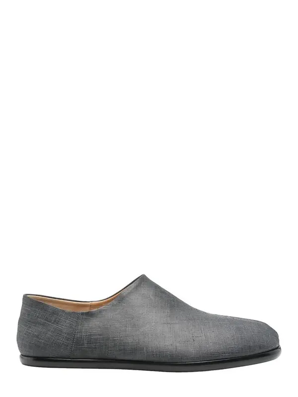 MAISON MARGIELA Tabi Leather Loafers - Grey