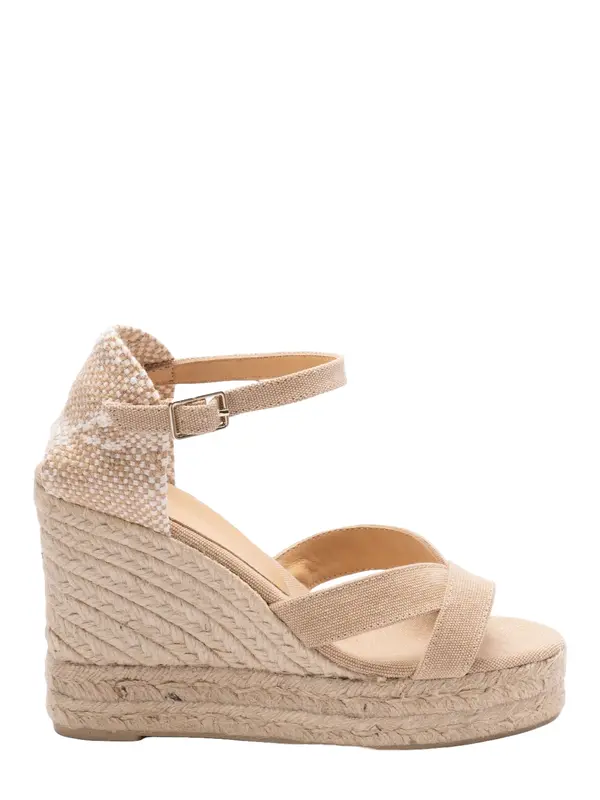 CastaÑer Bruna Espadrille Wedges - Neutrals