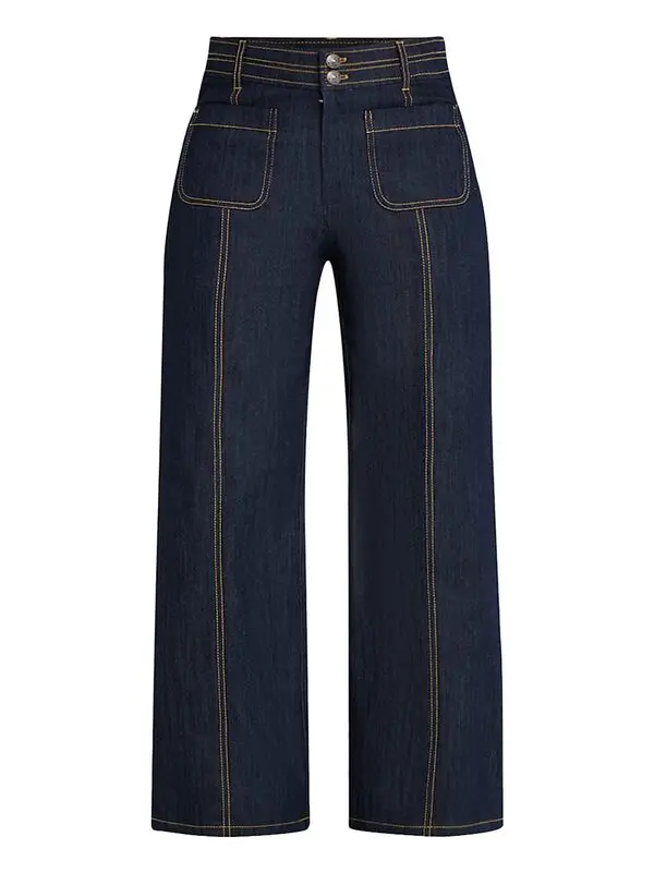 Cinq À Sept Dorothea Wide-leg Jeans - Indigo