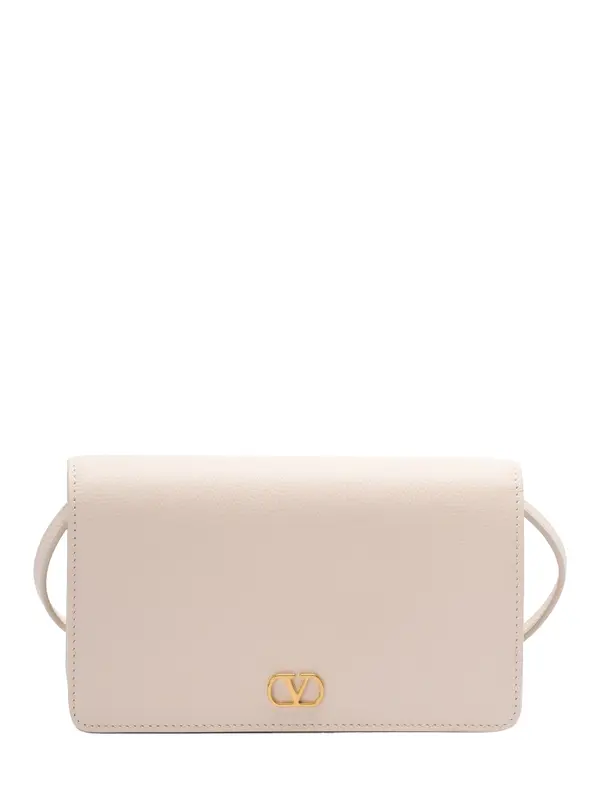 Valentino Garavani Mini Vlogo Signature Shoulder Bag - Neutrals