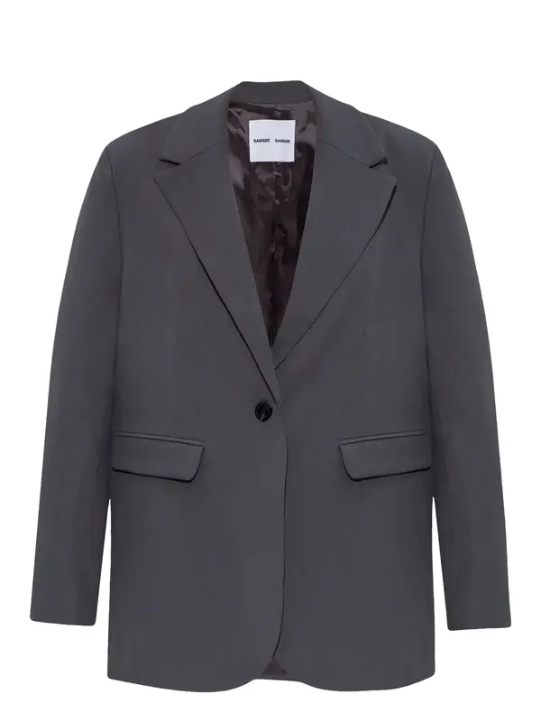 SAMSOE SAMSOE Single-breasted Blazer - Grey