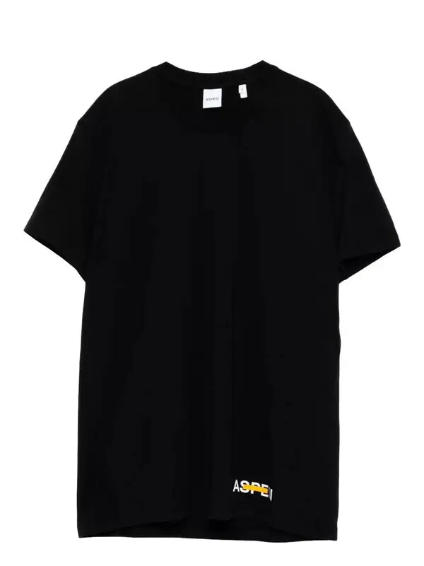 Aspesi Logo-print T-shirt - Black