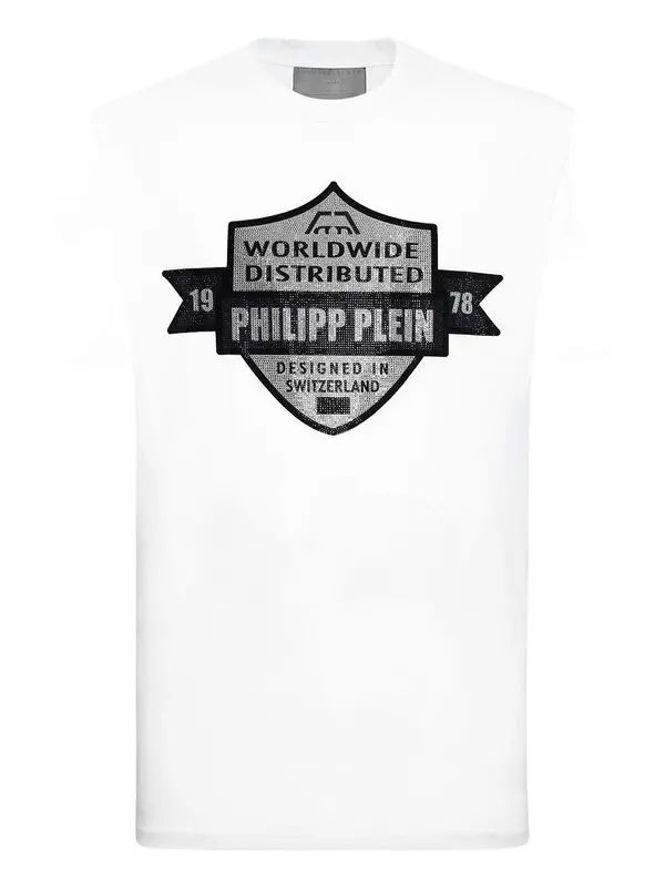 Philipp Plein Crest T-shirt - White