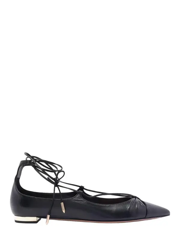 AQUAZZURA Gabi Ballerina Shoes - Black