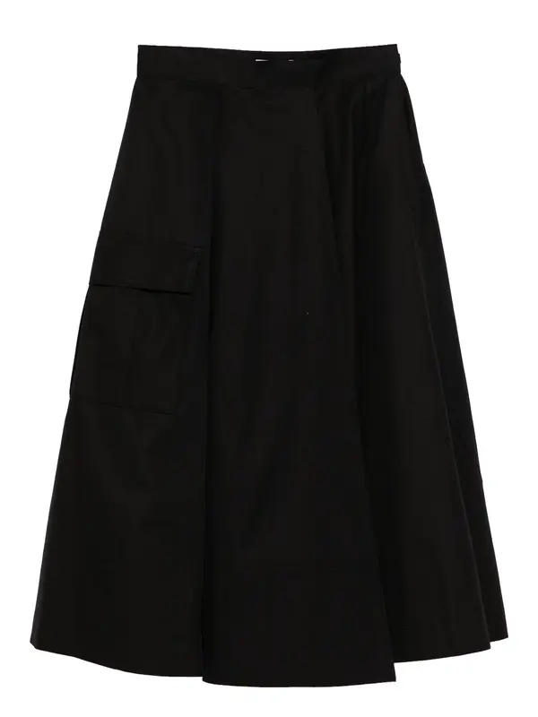UNDERCOVERISM Layered Pleated Skirt - Black