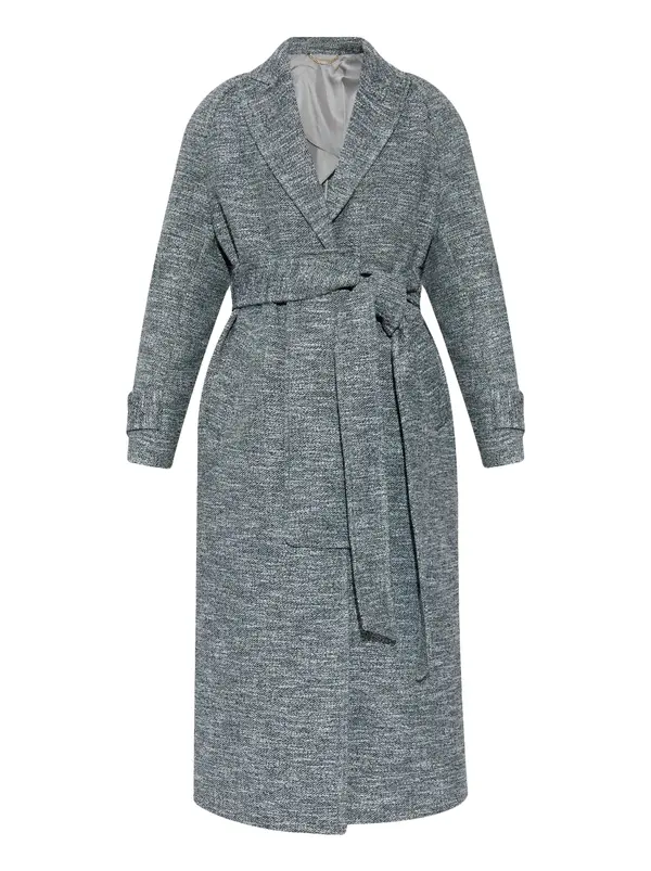 Victoria Beckham Raglan-sleeve Single-breasted Coat - Grey