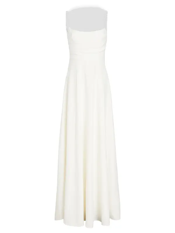 Rachel Gilbert Arlington Crystal-embellished Gown - Ivory