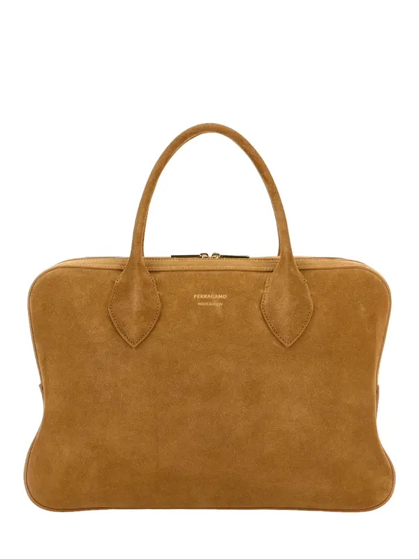 FERRAGAMO Stella Tote Bag - Brown