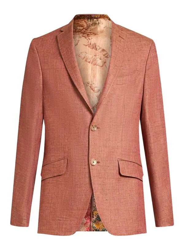 Etro Long Sleeve Blazer - Red