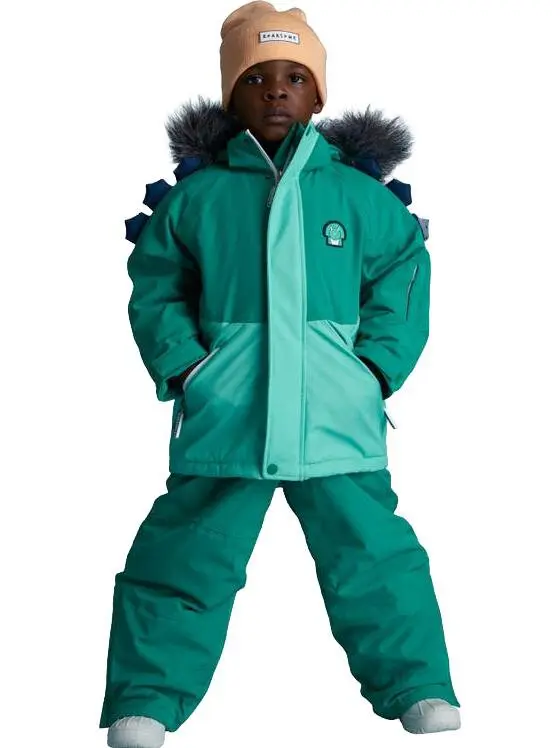 ROARSOME Spike Dinosaur Ski Jacket - Green