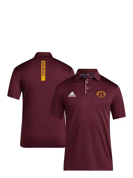 Adidas Arizona State Sun Devils Coaches Polo - Maroon