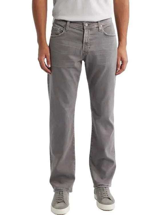 Ag Protégé Straight Leg Jeans - 7 Years Sulfur Graphite Iron