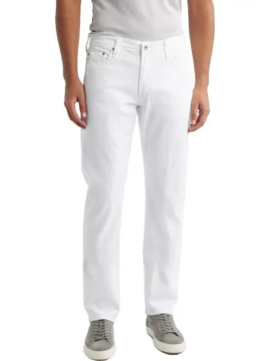 Ag Protégé Straight Leg Jeans - White