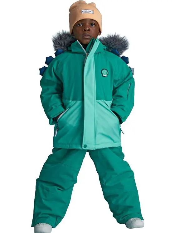 ROARSOME Spike The Dinosaur Ski Pants - Green