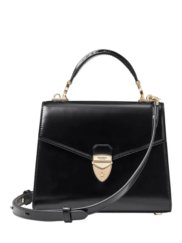 ASPINAL OF LONDON Midi Mayfair 2 Top-handle Bag - Black