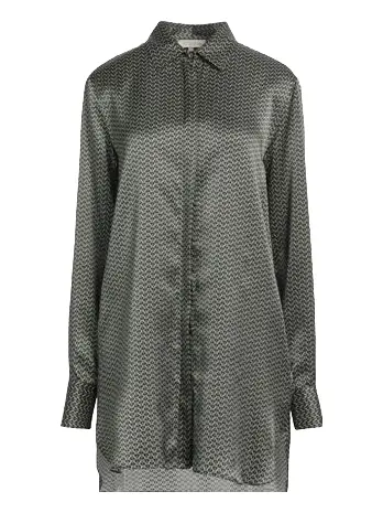 Antonelli Firenze Geometric-print Long Shirt - Green