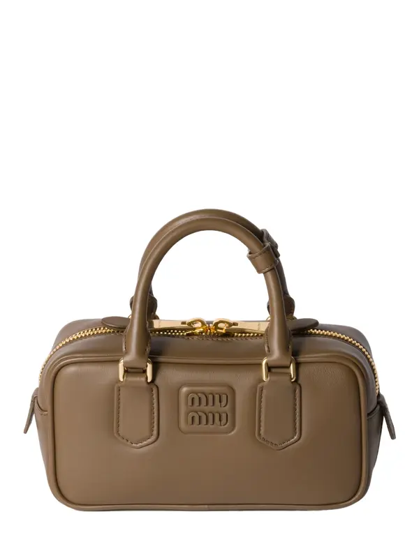 Miu Miu Arcadie Leather Bag - Tundra