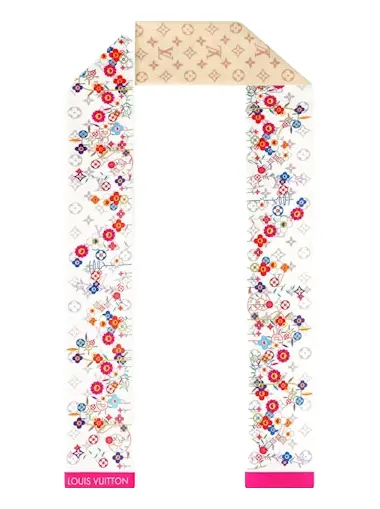 LOUIS VUITTON X Takashi Murakami Superflat Monogram Bandeau - White