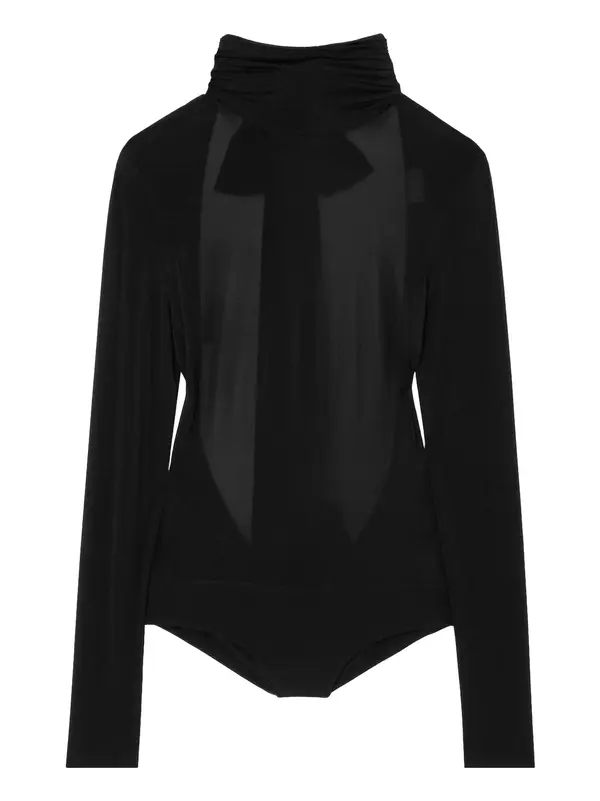 Magda Butrym Jersey Bodysuit - Black