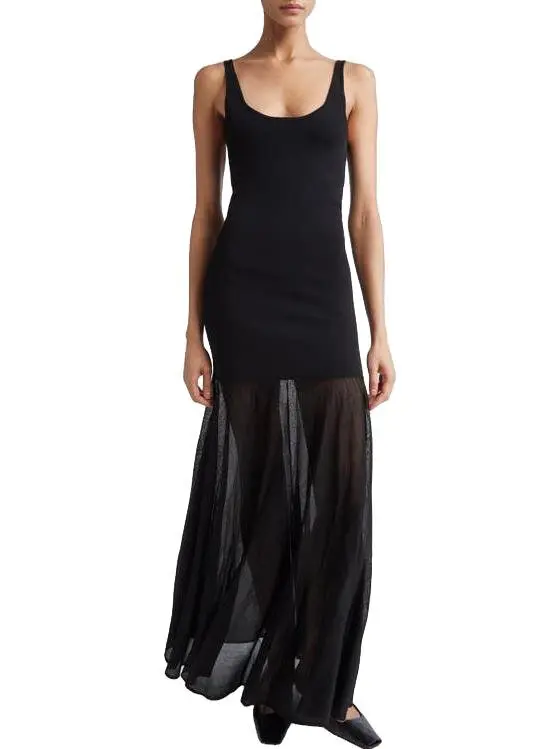 TOTEME Evening Tank Maxi Dress - Black