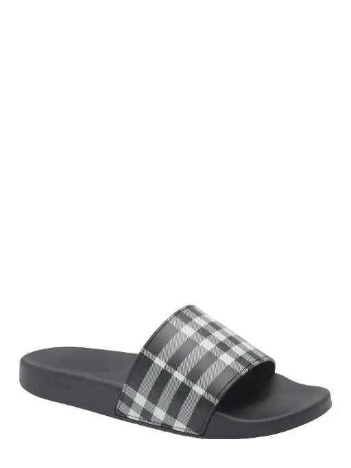 Burberry Furley Check Slide Sandal - Calico Check