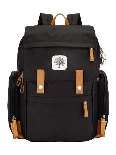 PARKER BABY CO. Birch Diaper Backpack - Black