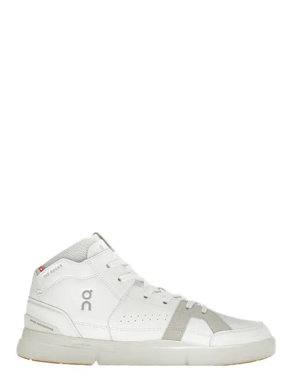 On The Roger Clubhouse Mid Sneakers - White/sand