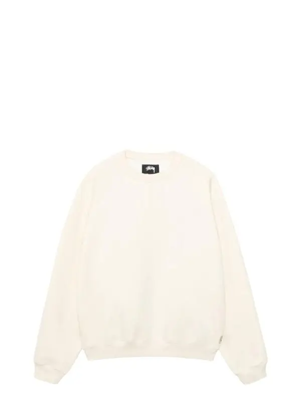 StÜssy Fleece Raglan Crew - Natural