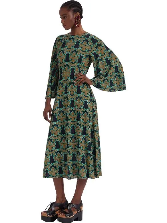 La DoubleJ Sorella Printed Dress - Black