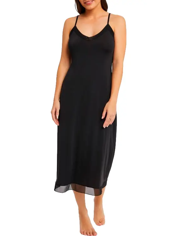 MONTELLE INTIMATES Maxi Slip - Black