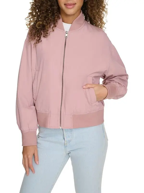 LEVI'S Relaxed Bomber Jacket - Dusty Rose