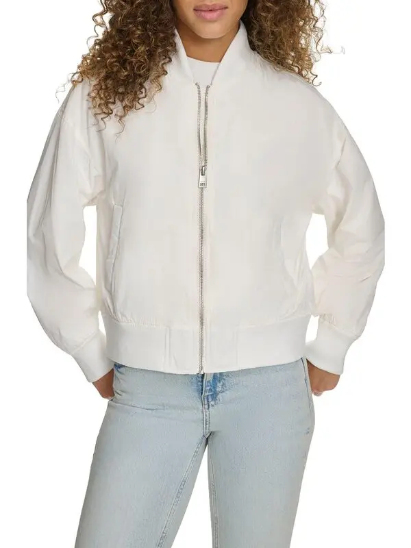 LEVI'S Relaxed Bomber Jacket - White