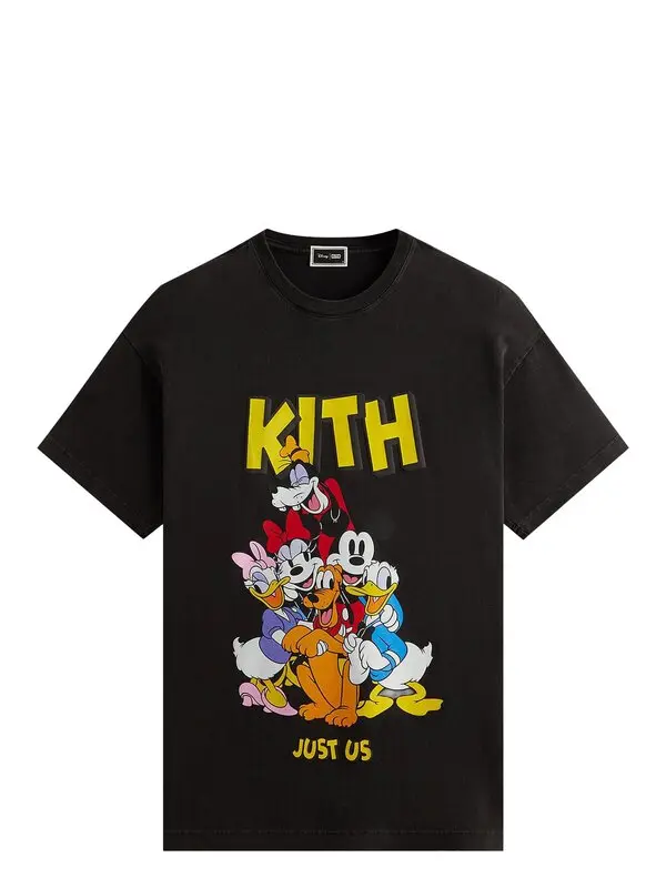 Kith For Mickey & Friends Vintage Tee - Black