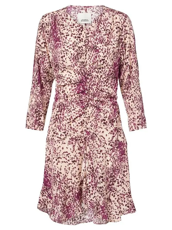 Isabel Marant Étoile Octavia Printed Mini Dress - Multicoloured