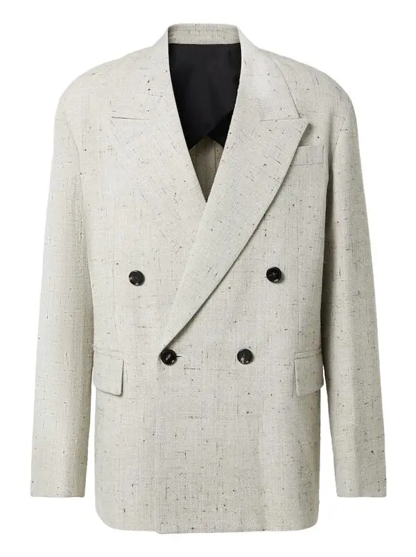 Bottega Veneta Double-breasted Blazer - White