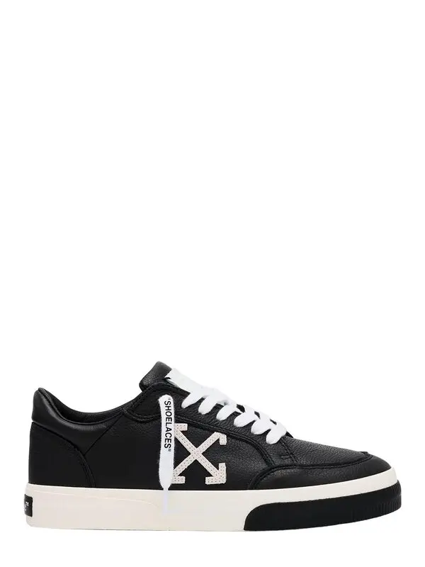 Off-White Vulcanized Low-top Sneakers - Black White