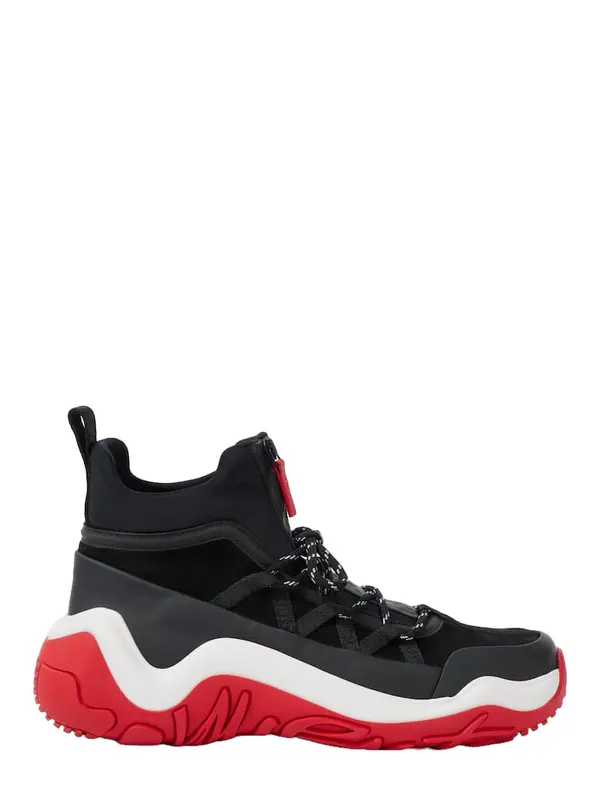 CHRISTIAN LOUBOUTIN Anapur Leather Sneakers - Black