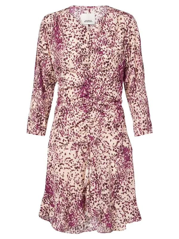Isabel Marant Octavia Printed Minidress - Multicoloured