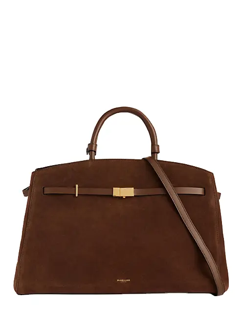 DEMELLIER The Hudson Leather Tote Bag - Mocha/mocha