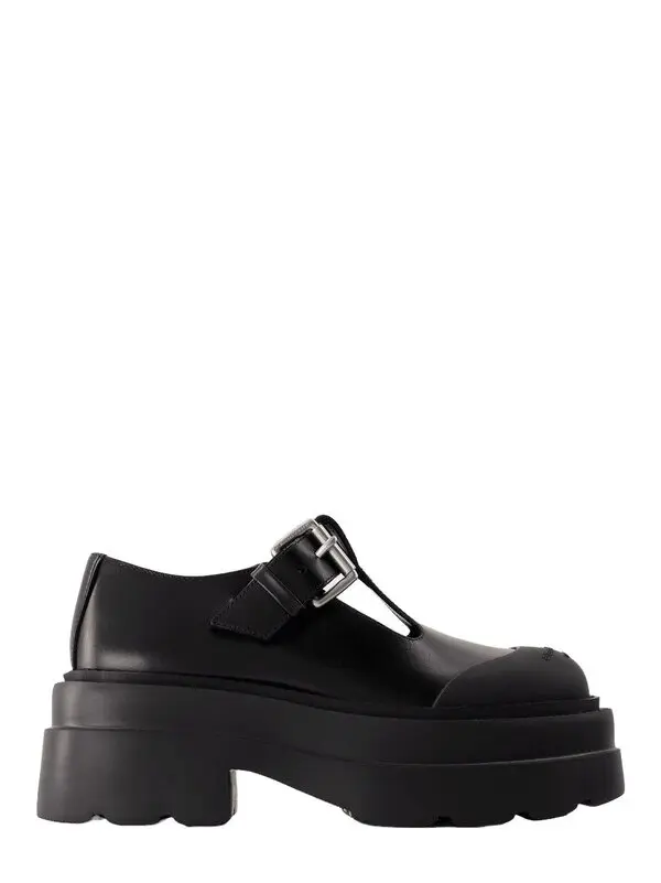 Alexander Wang Tova Mary Jane Platform Loafers - Black
