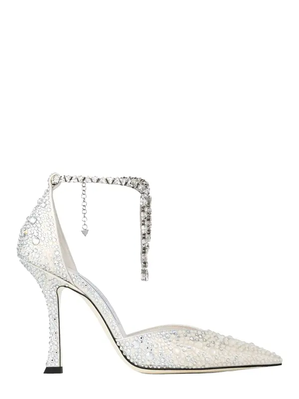 JIMMY CHOO 100mm Saeda Pumps - Neutrals