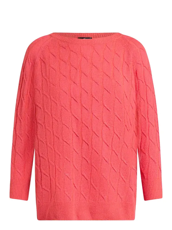 Etro Cable Knit Jumper - Red